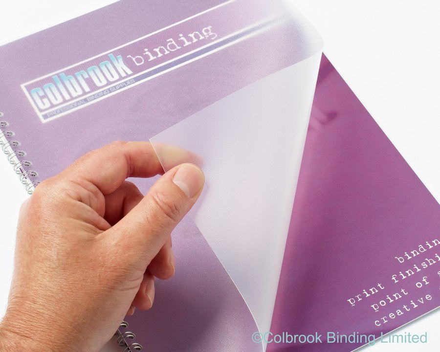 Polypropylene Frosted Covers – Colbrook Binding
